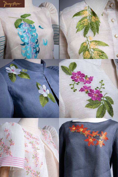 Philippine Native Trees Modern Filipiniana Collection | EN Barong Filipino | Cynthia Bauzon-Arre